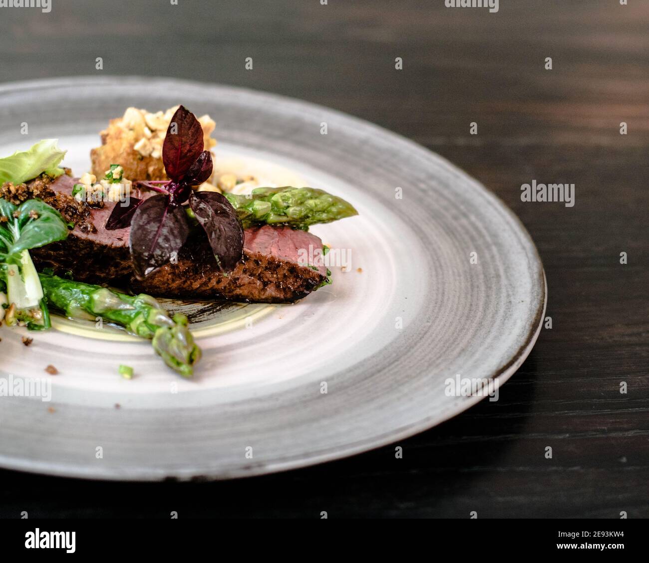 Fine Dining Food Presentation Steak