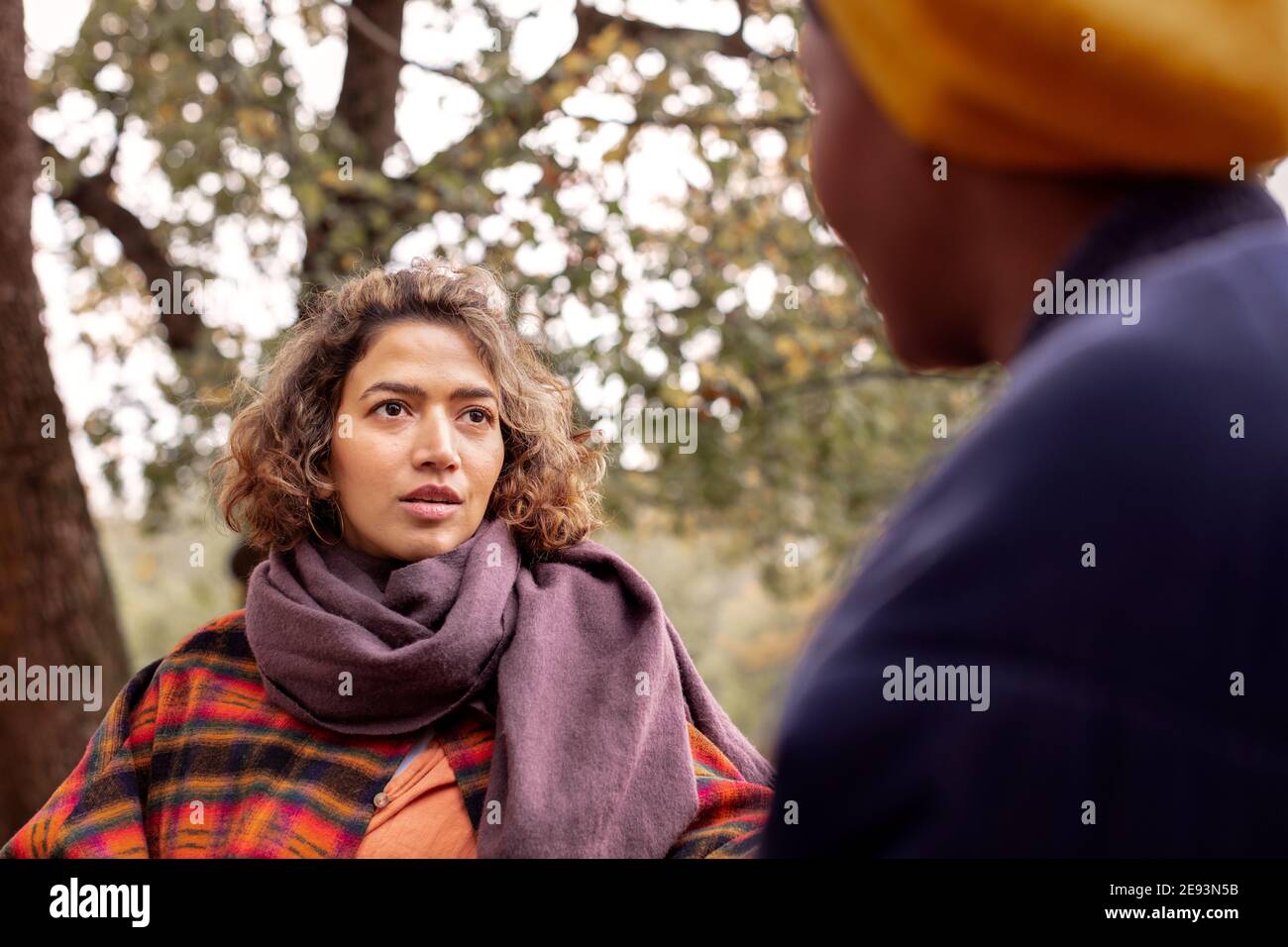 Conversation talking together woman hi-res stock photography and images ...