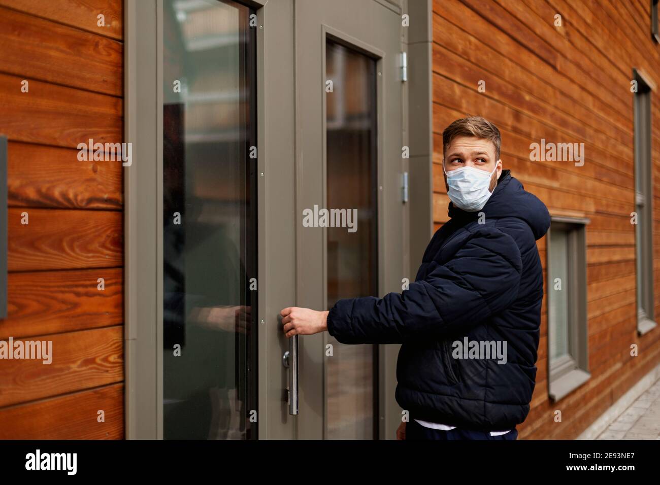 Man side view wearing jacket not sport hi-res stock photography and ...