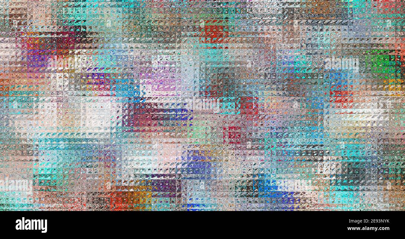 Abstract colorful illustration with glass effect Stock Photo - Alamy