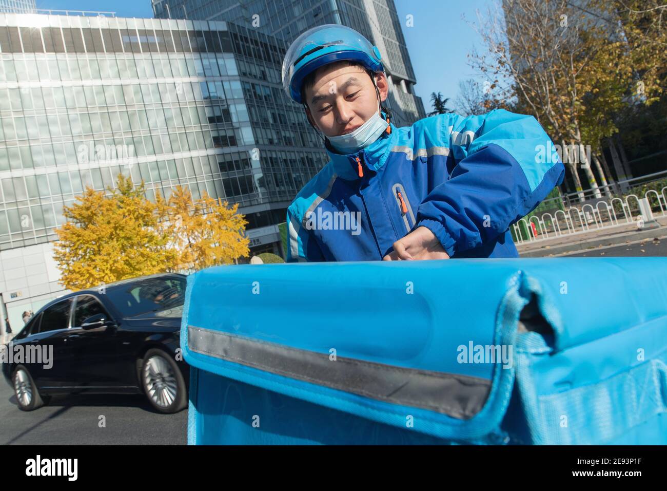 Ready to send the take-away Stock Photo - Alamy