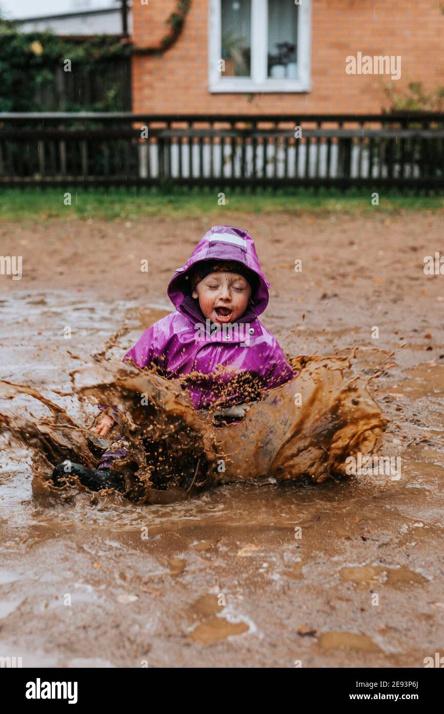 Splash Puddle Adult High Resolution Stock Photography and Images - Alamy