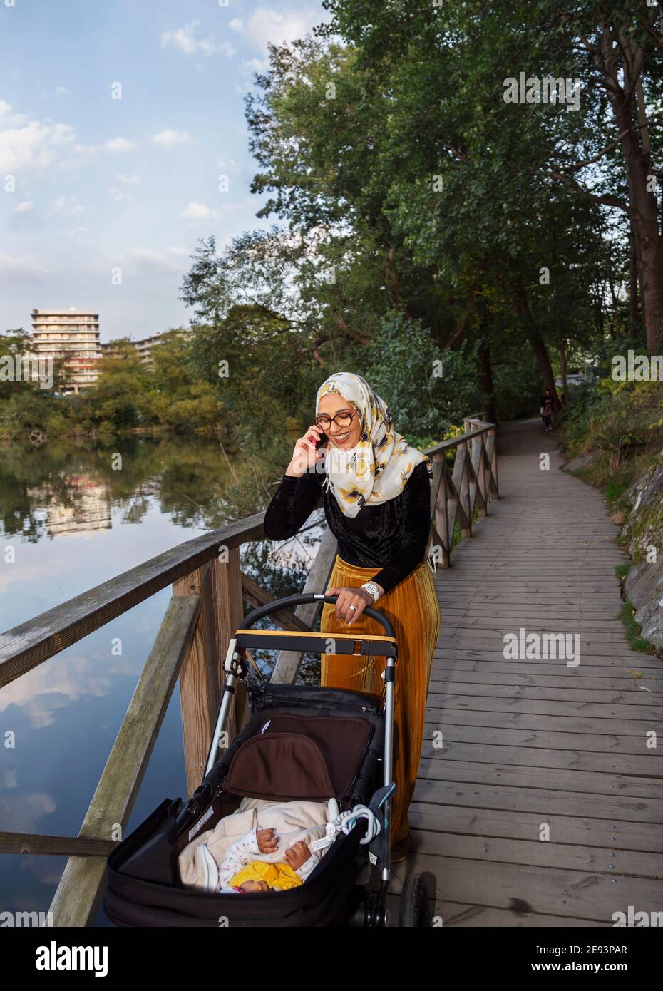 Woman pram house hi-res stock photography and images - Alamy