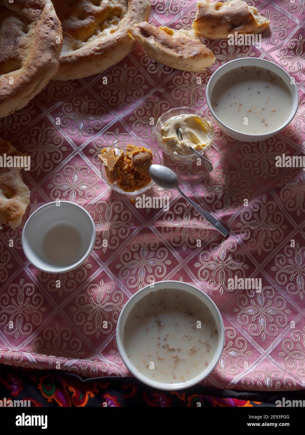 Kumis, a fermented dairy prodct from mares milk, and traditional food ...