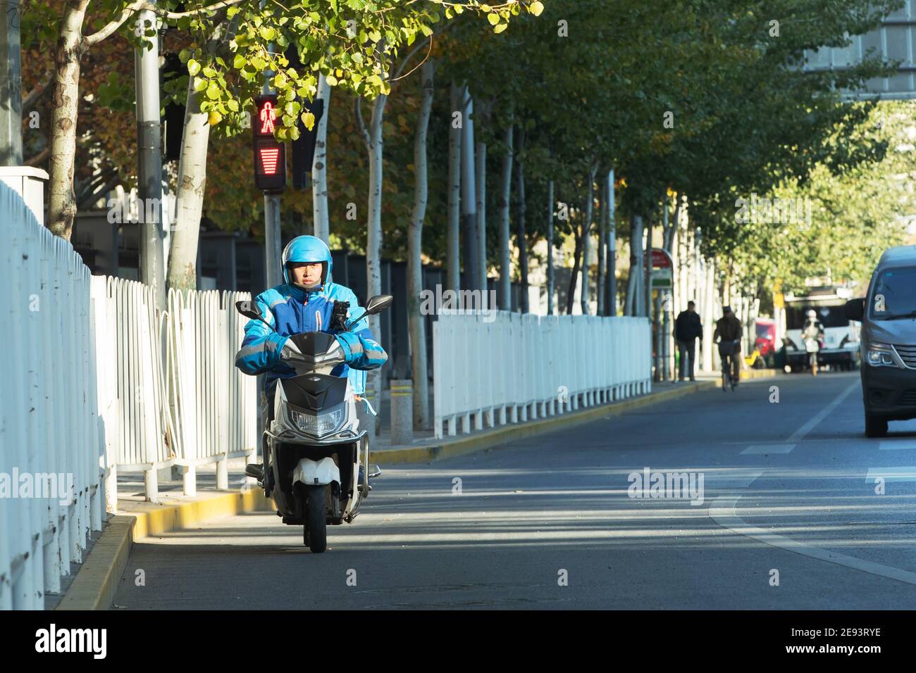 Work on the way of delivery Stock Photo - Alamy