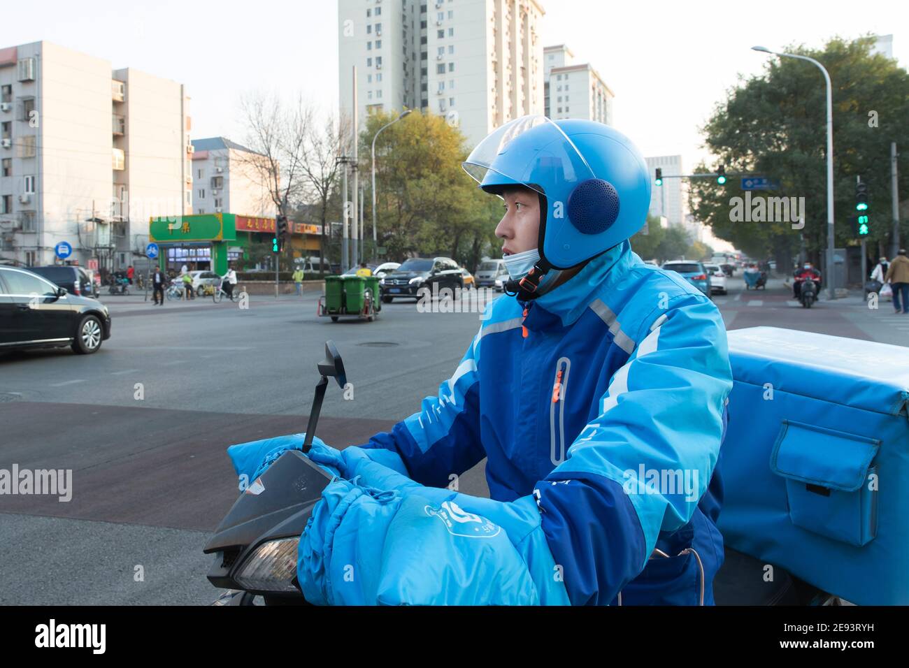 Work on the way of delivery Stock Photo - Alamy