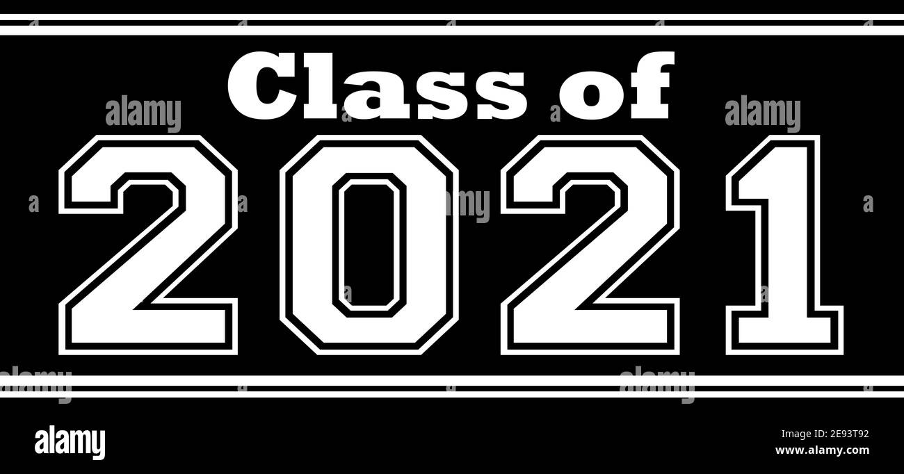 Class of 2021 Graduation Art Stock Photo - Alamy