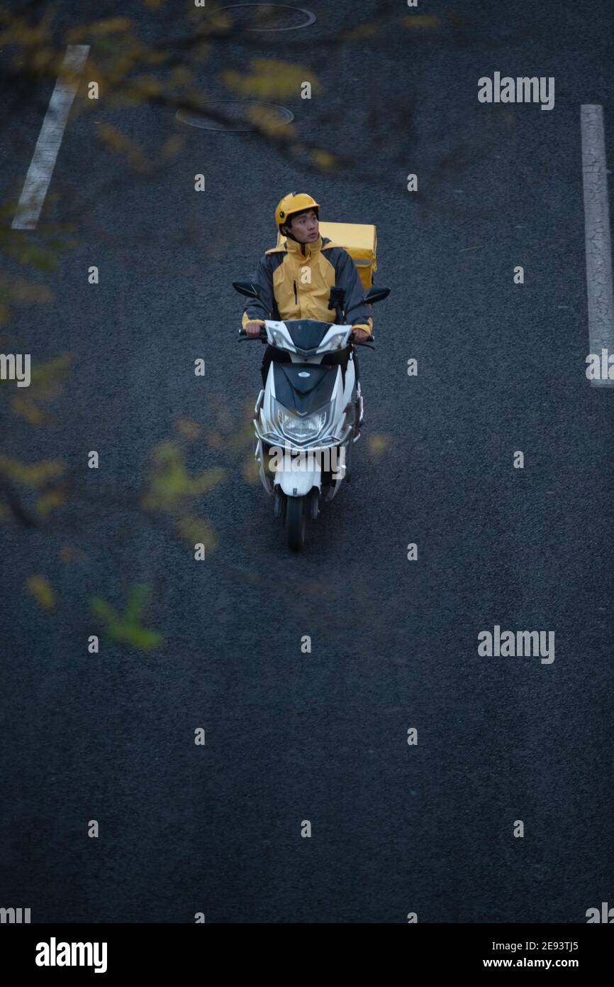Work on the way of delivery Stock Photo - Alamy