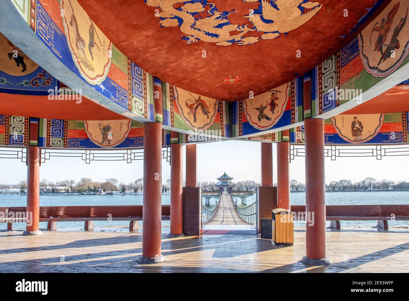 Eight river town in fuyang city in anhui province Stock Photo - Alamy