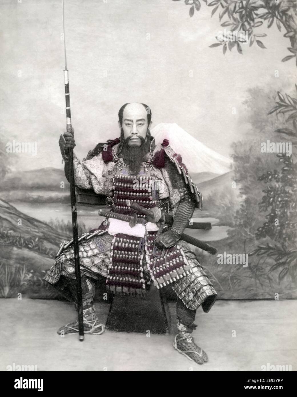 Late 19th century photograph - 'Ancient General' (Actor), Japan ...