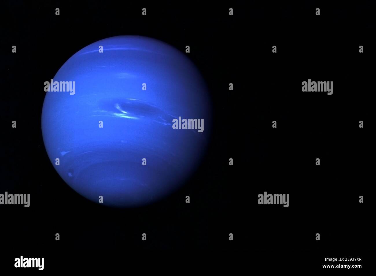 Planet Neptune, on a black background. Elements of this image were ...