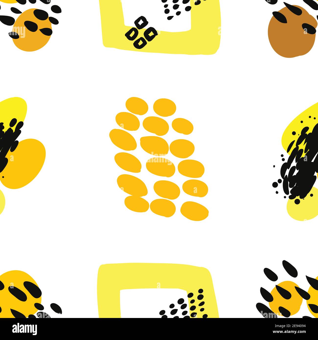 Vector abstract background. Seamless brush stroke pattern Stock Vector ...