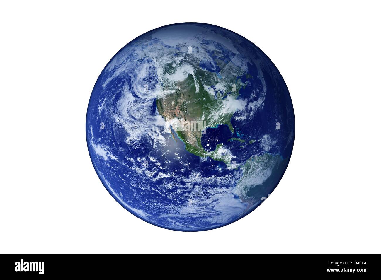 Earth White Background High Resolution