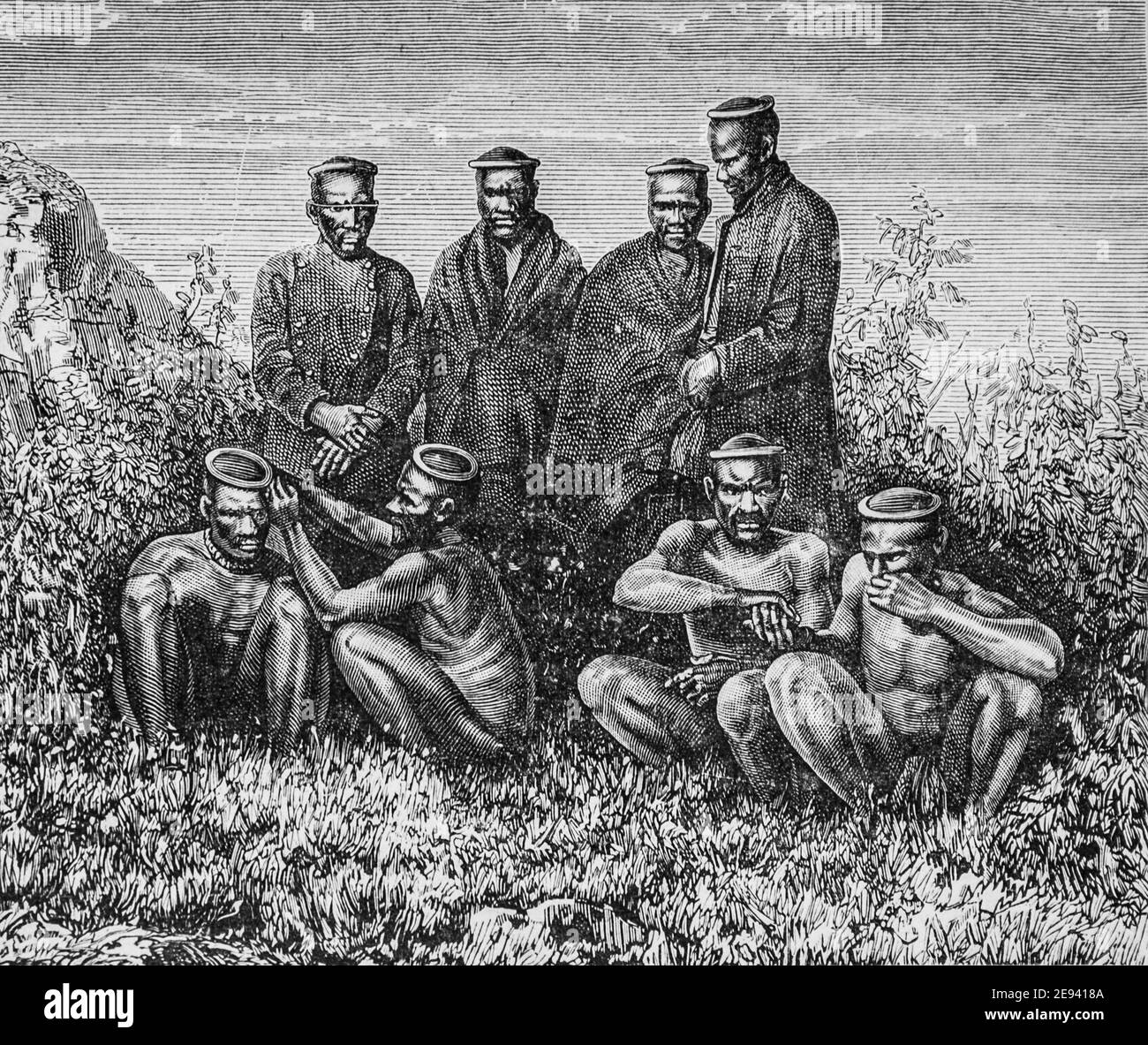 cafres zoulous, la conquete de l'afrique par paul gaffarel,edition ...