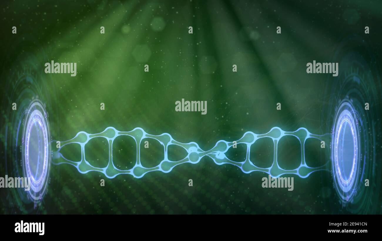 cg medical 3D illustration, dna molecule renders in low half Stock ...
