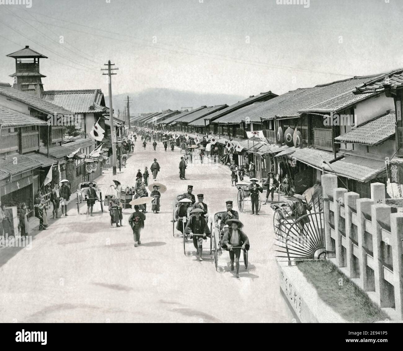 Japan gion kyoto early 1900s hi-res stock photography and images - Alamy