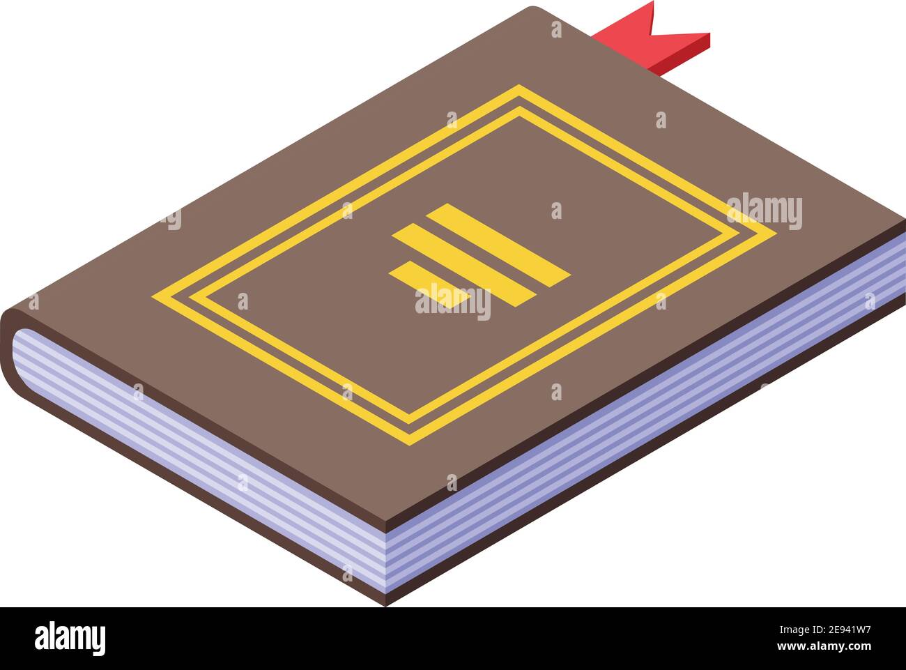 School book icon. Isometric of school book vector icon for web design ...