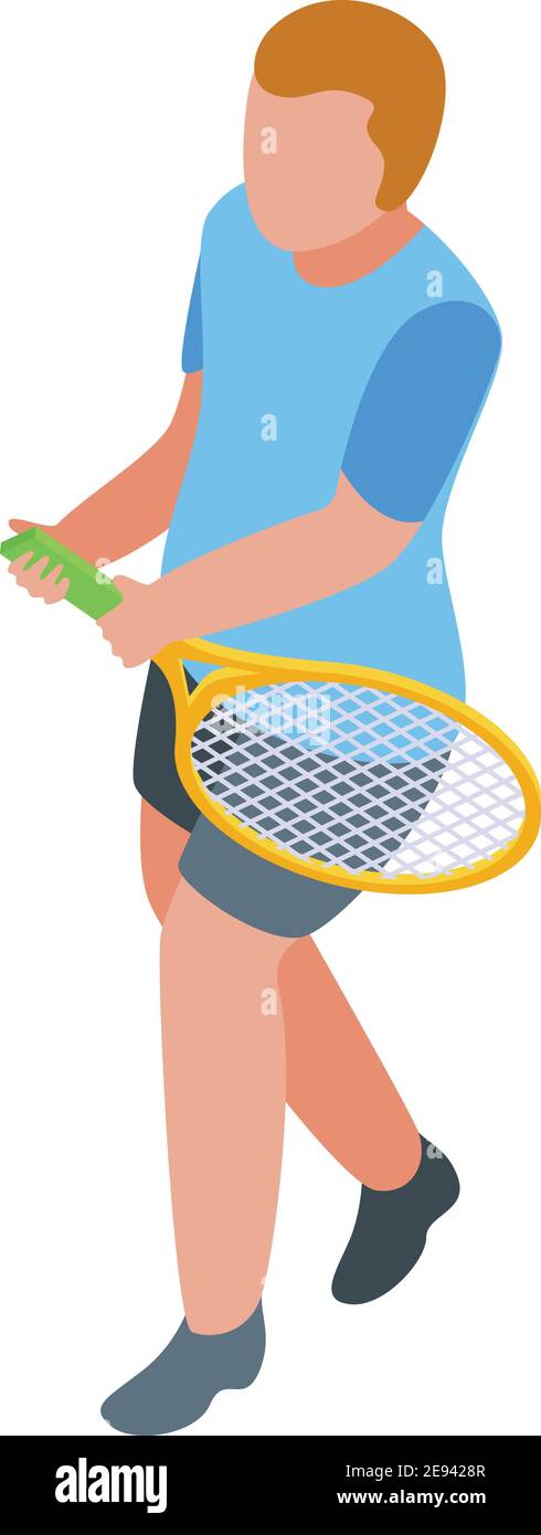 Active sport player icon. Isometric of active sport player vector icon ...