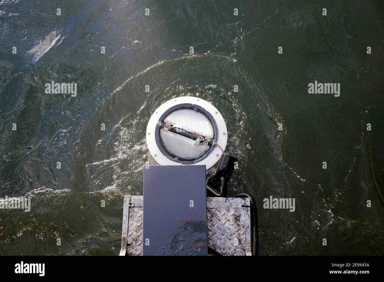 Cleaning at sea - stock photo Stock Photo - Alamy