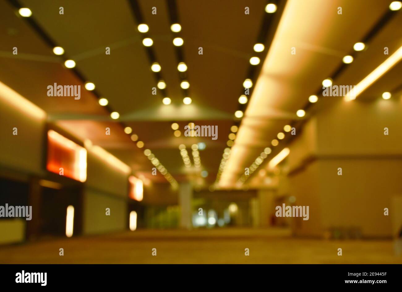 blur of building interior hallway background and texture Stock Photo ...
