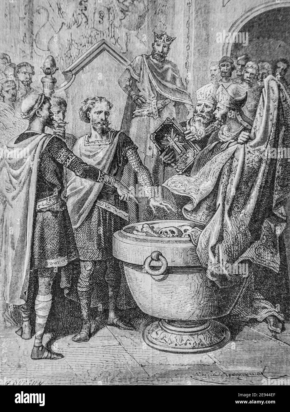 guillaume faisant preter serment a harold sur les reliques 1010-1075 ...