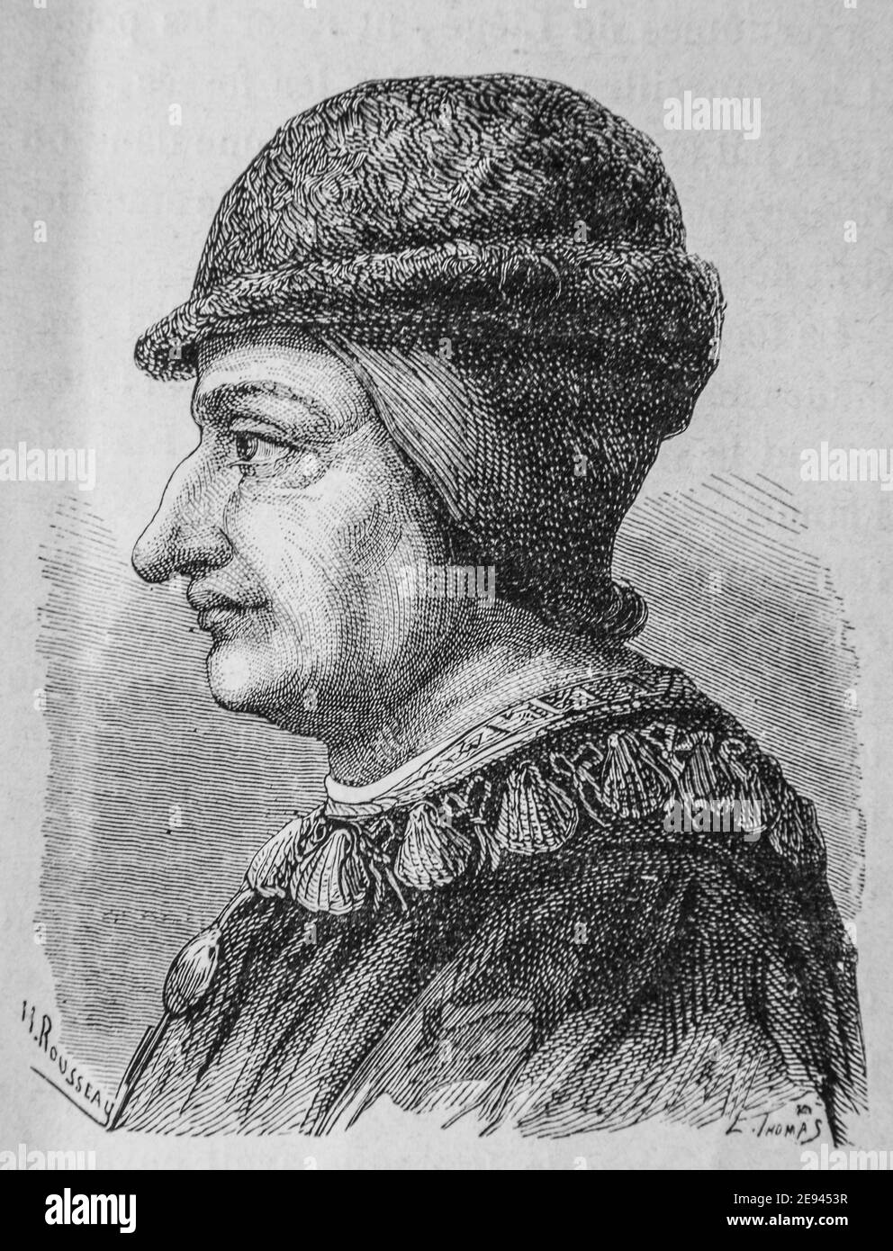 Portrait de louis xi de france hi-res stock photography and images - Alamy