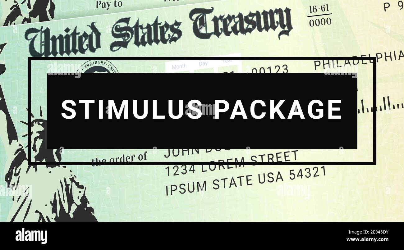 Economy stimulus checks hi-res stock photography and images - Alamy