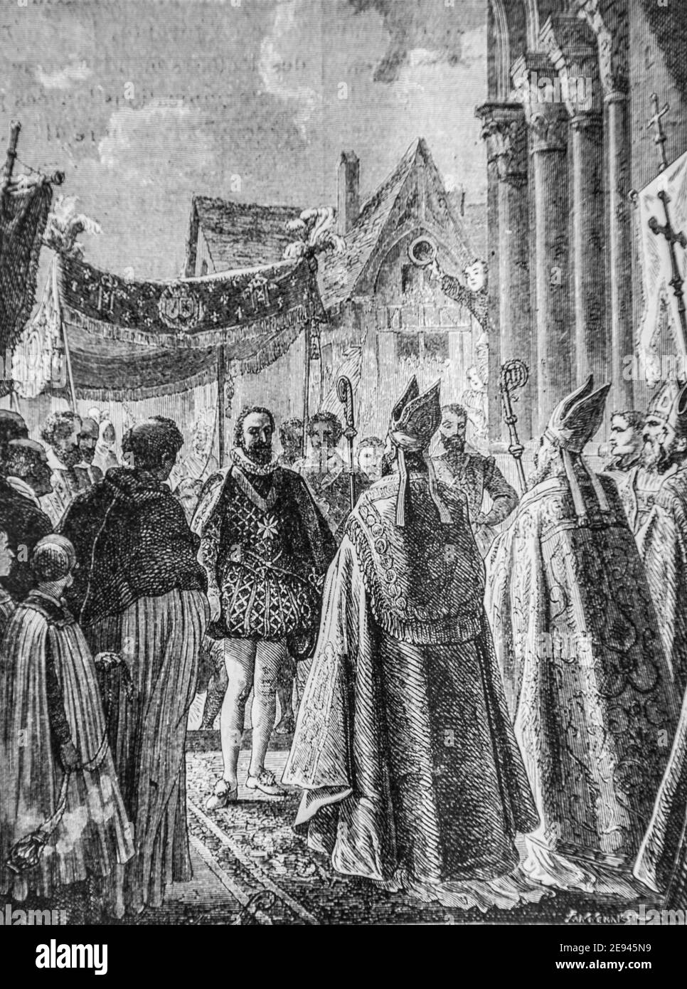 adjuration d'henri IV 1500-1600, histoire populaire de frrance par ...