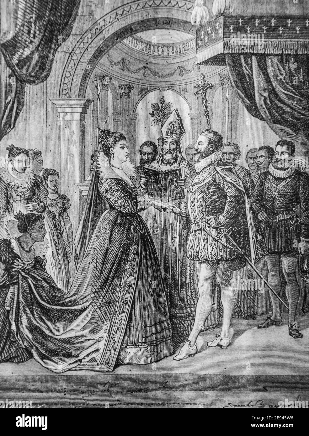 mariage de'henri IV et de marie de medicis1500-1600, histoire populaire ...