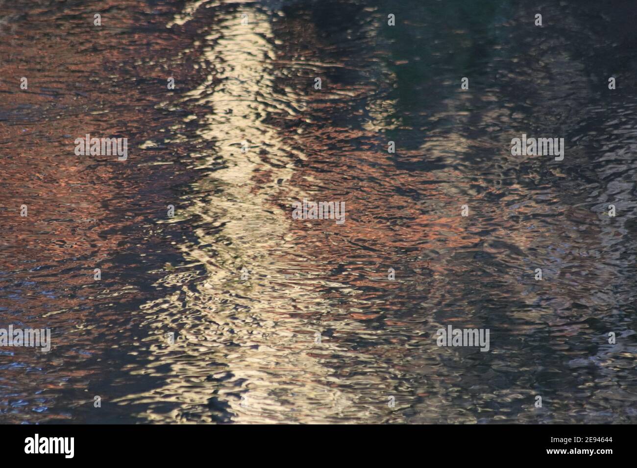 Reflections in water Stock Photo - Alamy