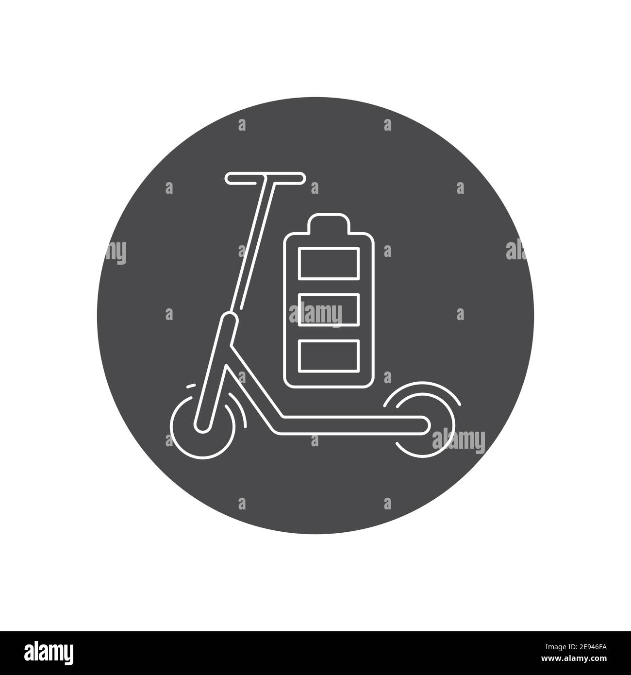 E scooter station Stock Vector Images - Alamy