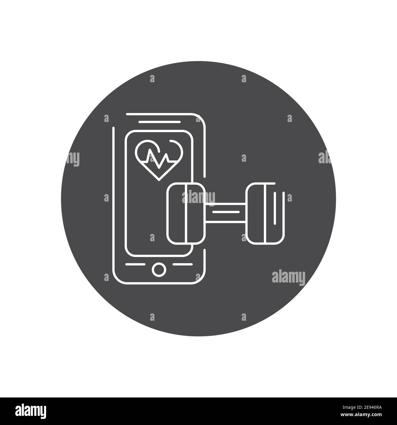 Voice Search mobile application in smartphone black glyph icon ...
