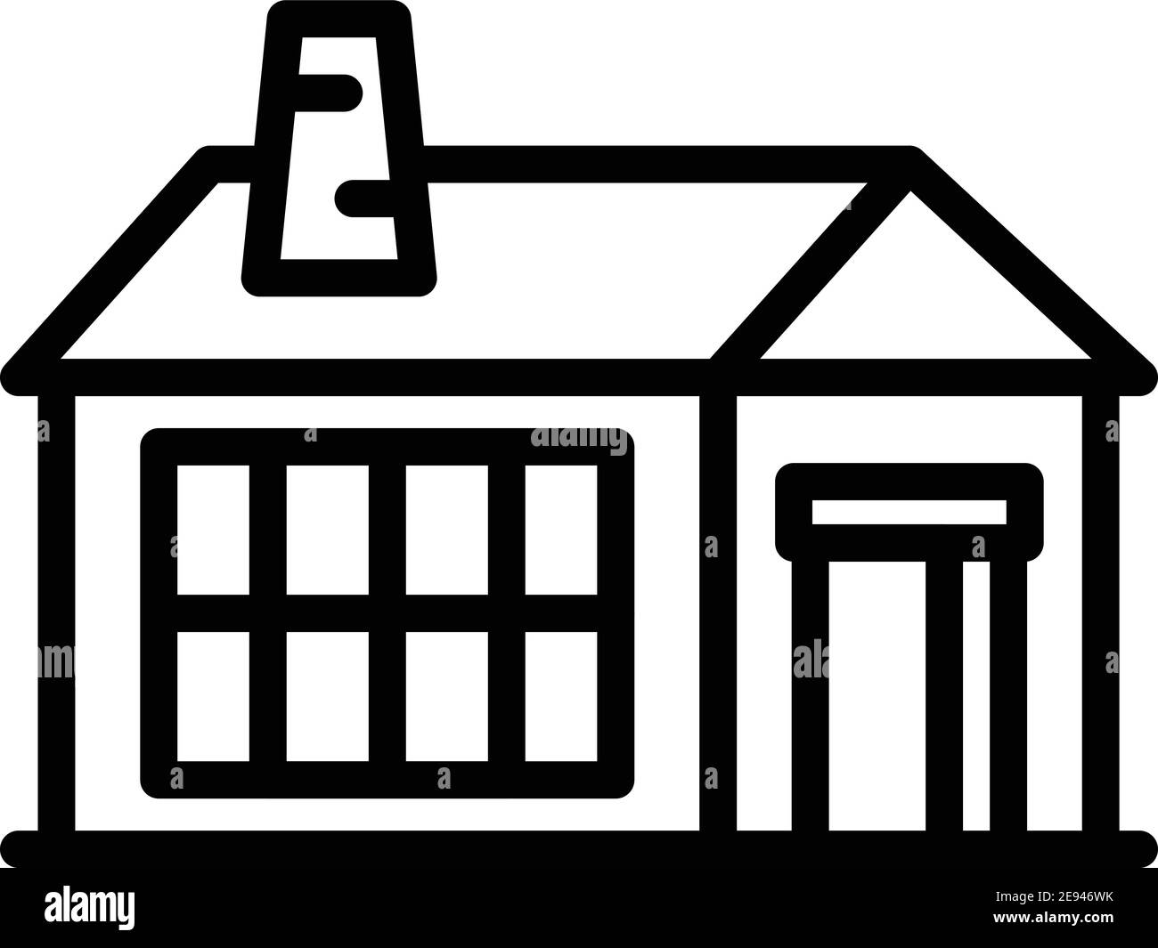 Bourbon farm factory icon. Outline bourbon farm factory vector icon for ...