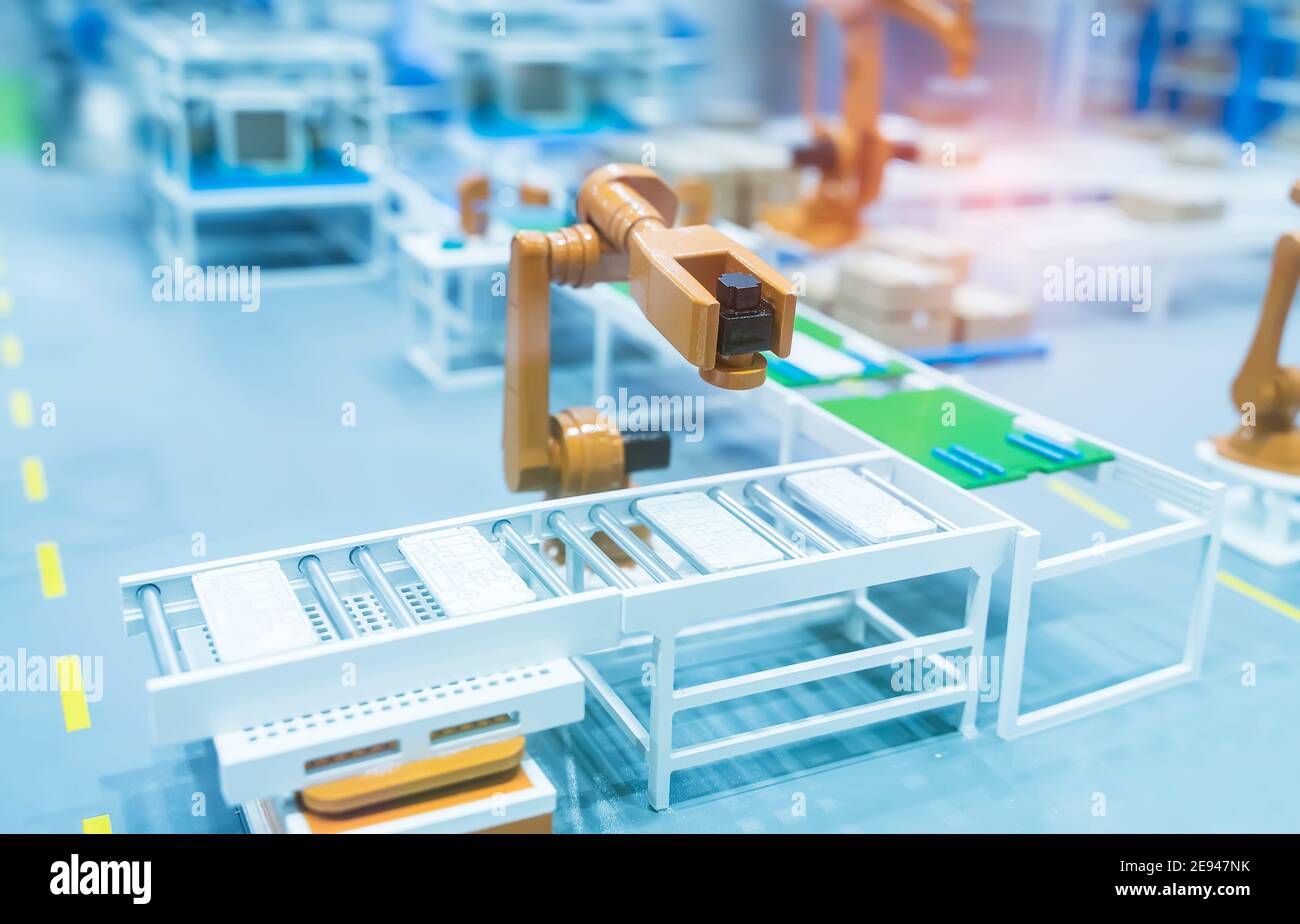 model of Robotic and Automation system control application on automate ...