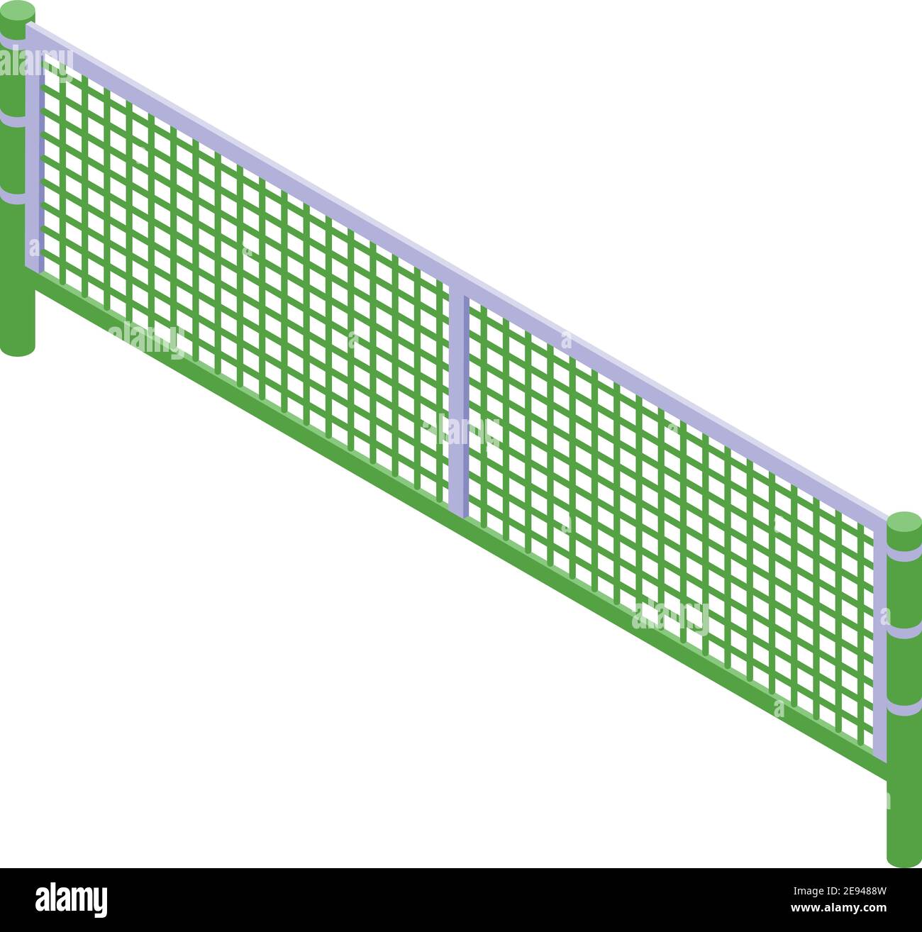 Tennis net icon. Isometric of tennis net vector icon for web design ...