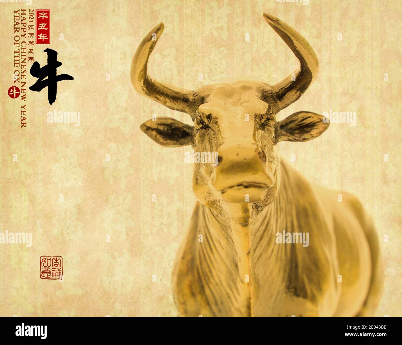 Ox statue china hi-res stock photography and images - Alamy