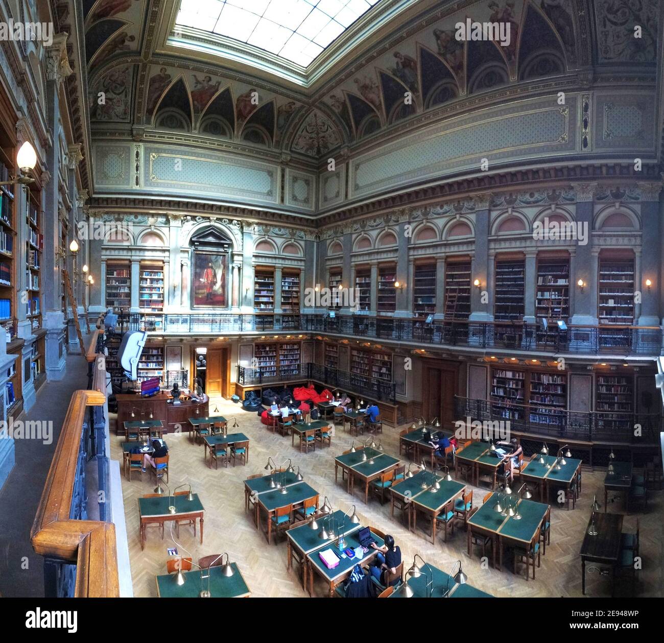 Budapest historic University Library, Hungary Stock Photo - Alamy