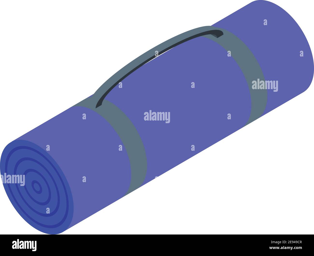 Rubber mat icon. Isometric of rubber mat vector icon for web design ...