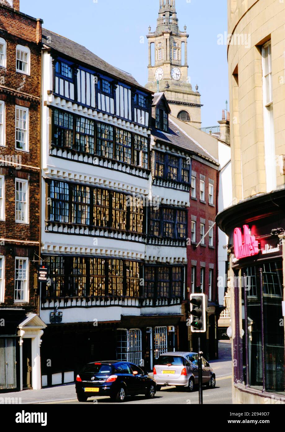 Timber Framed Building, Pavement, York, England Stock Photo - Alamy