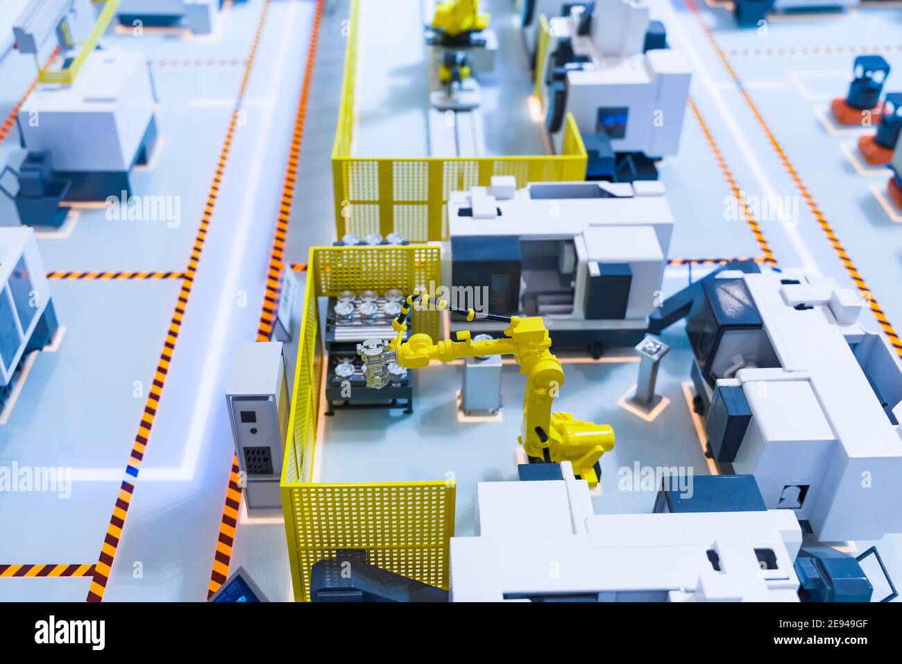 model of Robotic and Automation system control application on automate ...