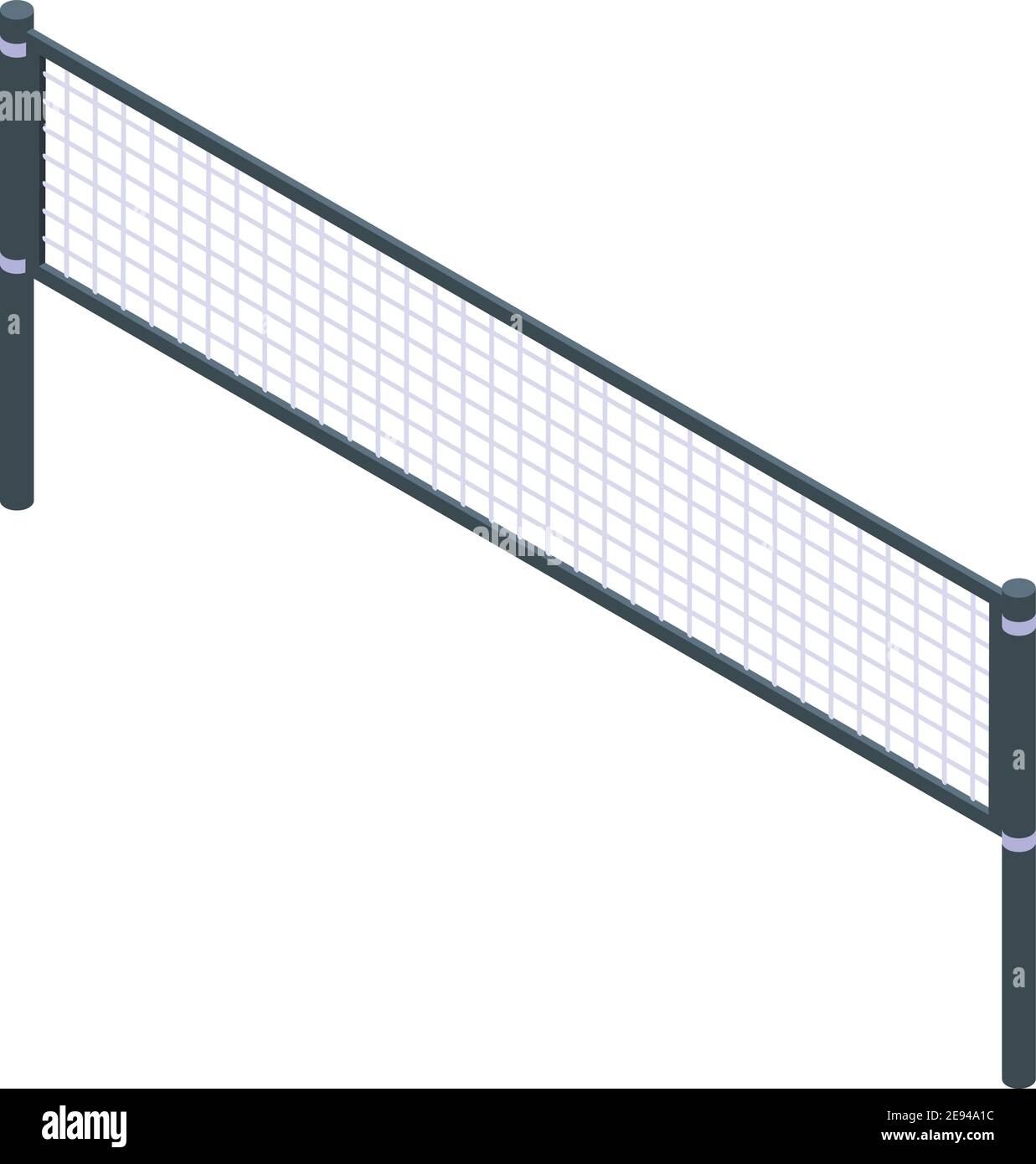 Volleyball net icon. Isometric of volleyball net vector icon for web ...