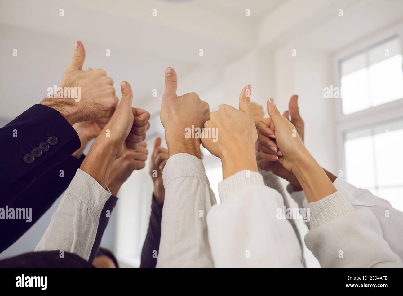 Business team, Success, thumbs up gesture concept Stock Photo - Alamy