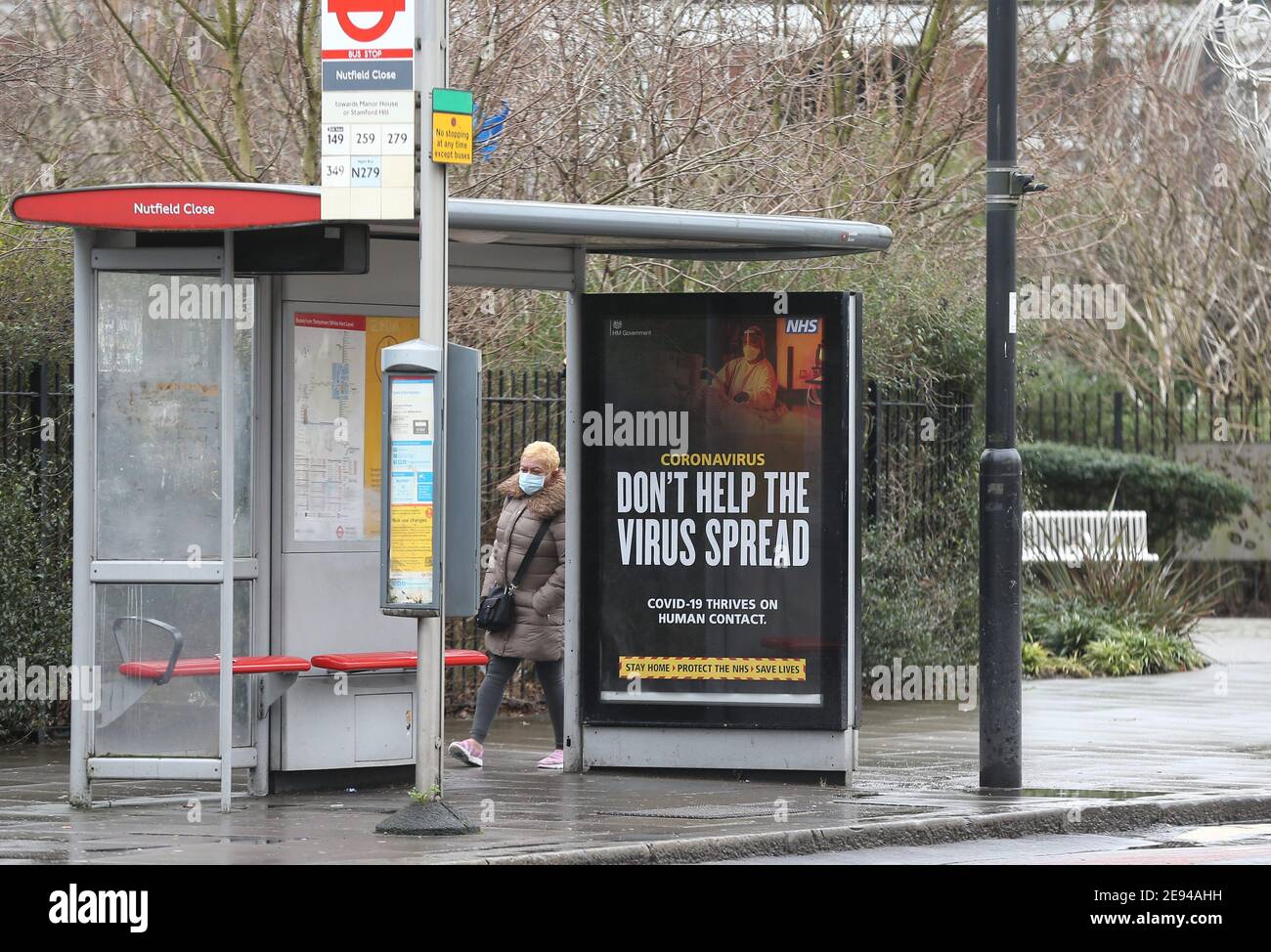 Tottenham bus stop sign hi-res stock photography and images - Alamy