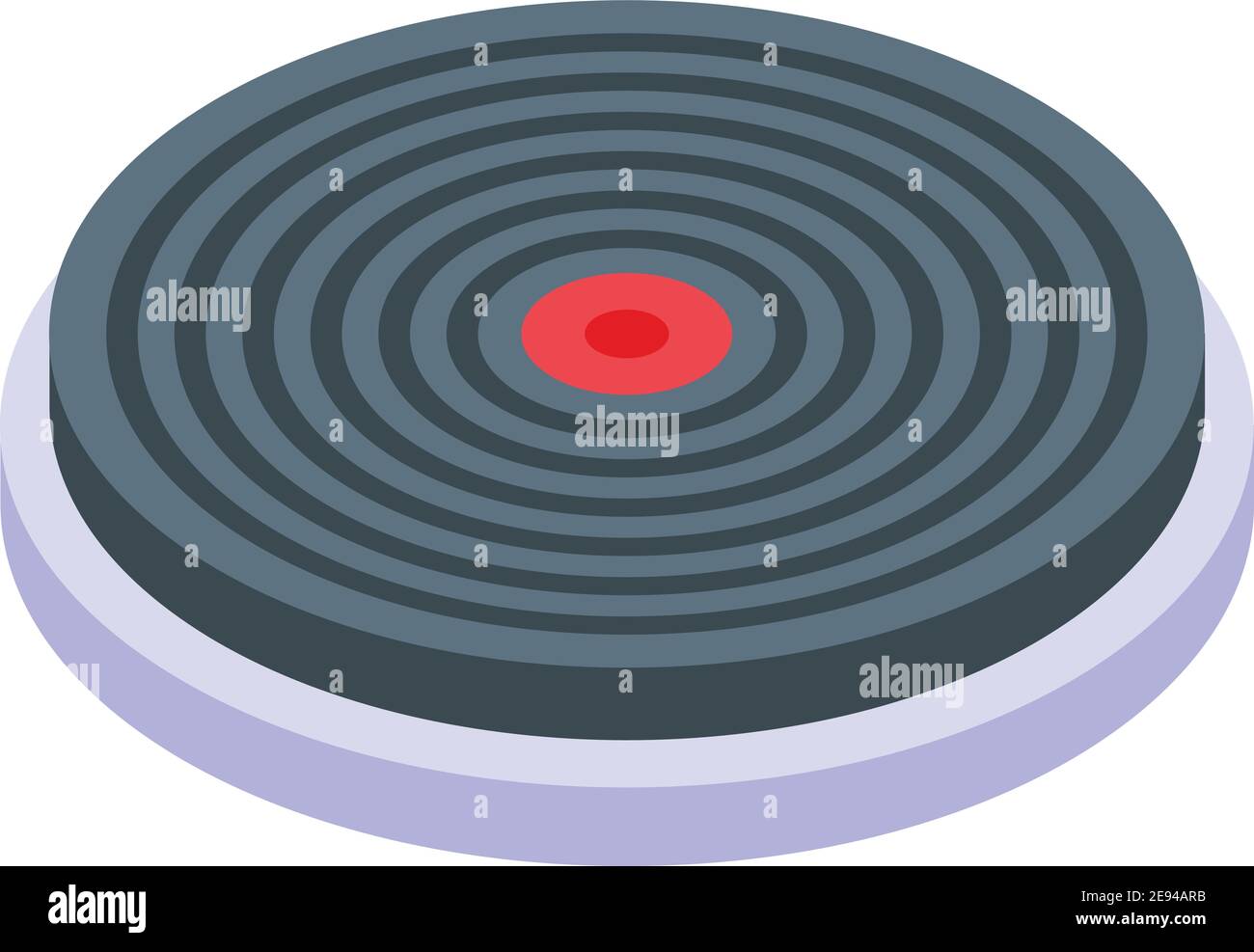 Hot burning gas stove icon. Isometric of hot burning gas stove vector ...