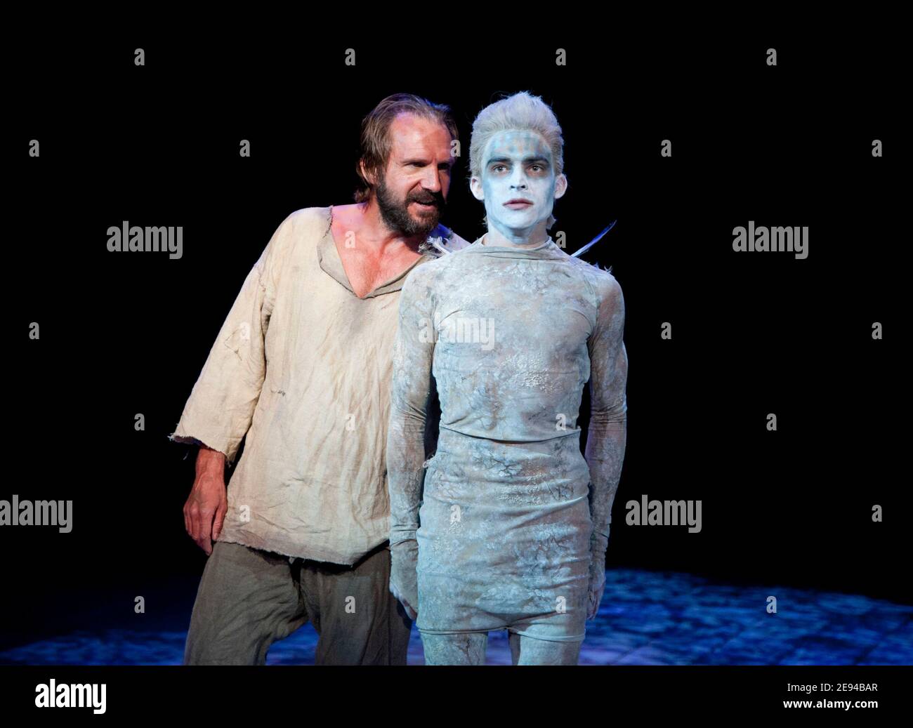 l-r: Ralph Fiennes (Prospero), Tom Byam Shaw (Ariel) in THE TEMPEST by ...