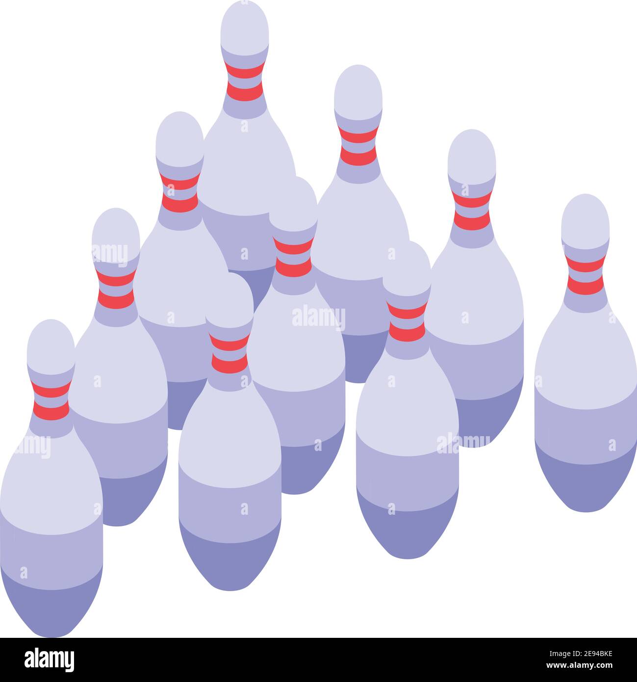 Bowling Pins And Ball Clipart