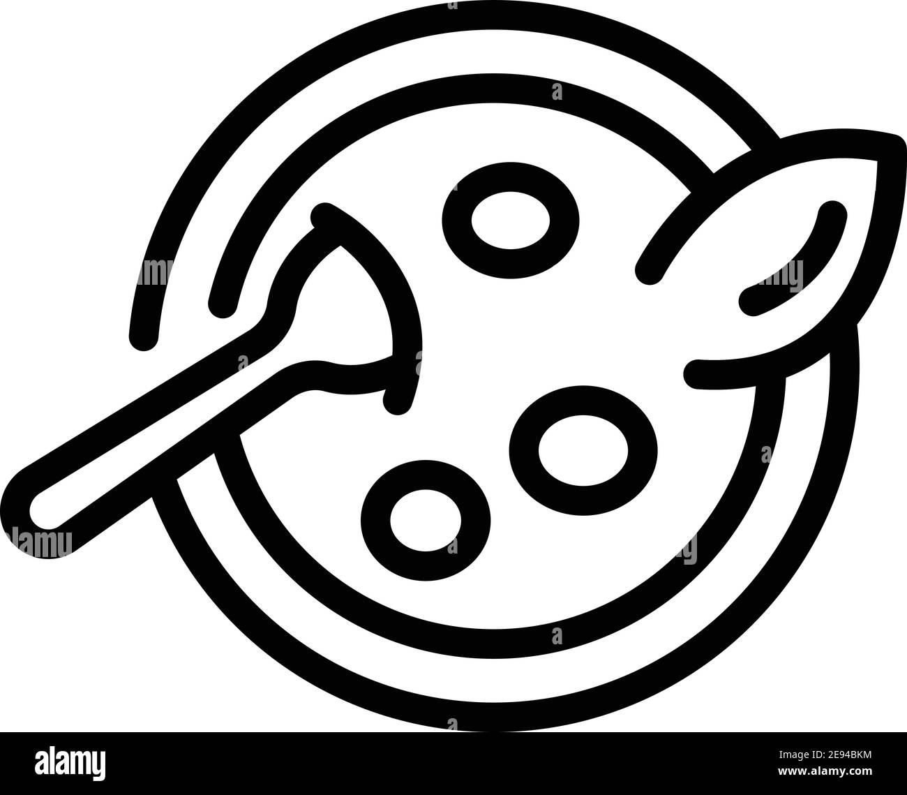 Flight soup icon. Outline flight soup vector icon for web design ...