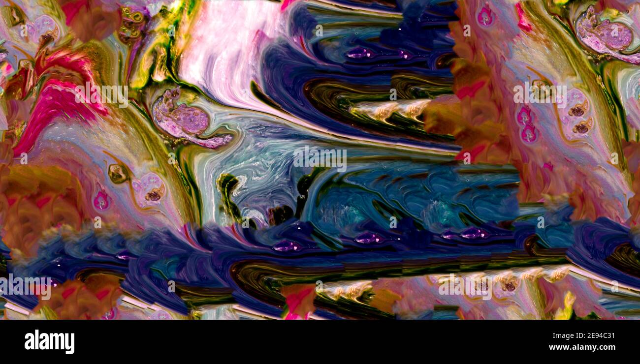 Abstract Colorful Paint Surreal Background. The Photos Created from my ...