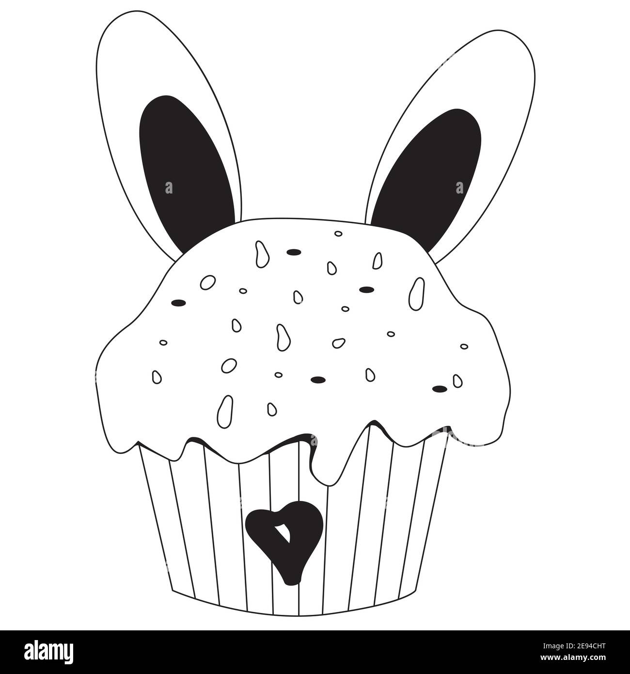 Cupcake Card Outline