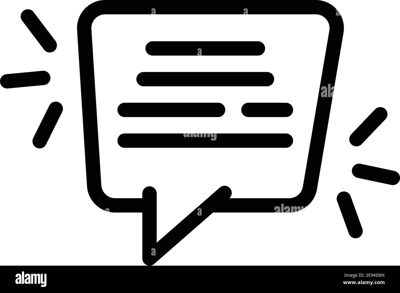 Effective tips icon. Outline effective tips vector icon for web design ...